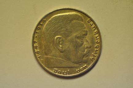 Germany Third Reich; Silver 2 Reichsmark 1939 D | European Coins