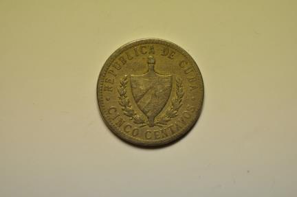 Cuba; 5 Centavos 1920 | North & Central American and Caribbean Coins