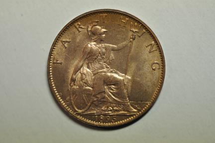 Great Britain; Farthing 1895 UNC | European Coins