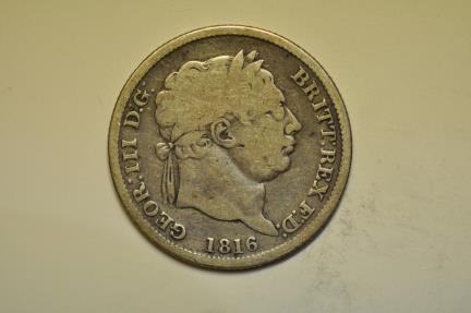 Great Britain; Silver Shilling 1816 | European Coins