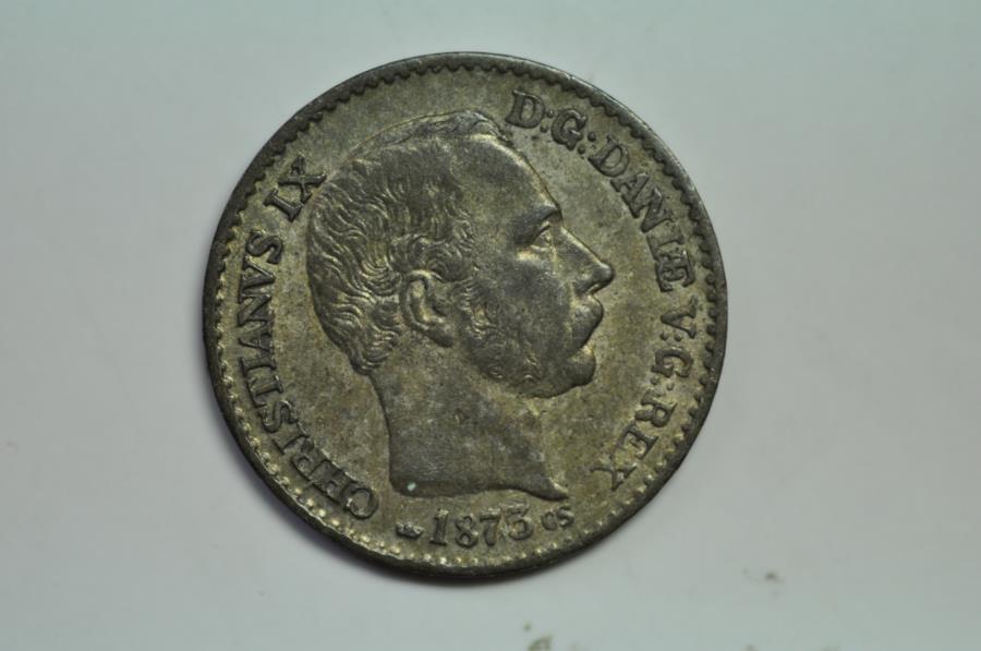 Denmark; 4 Skilling Rigsmont 1873 CS | European Coins