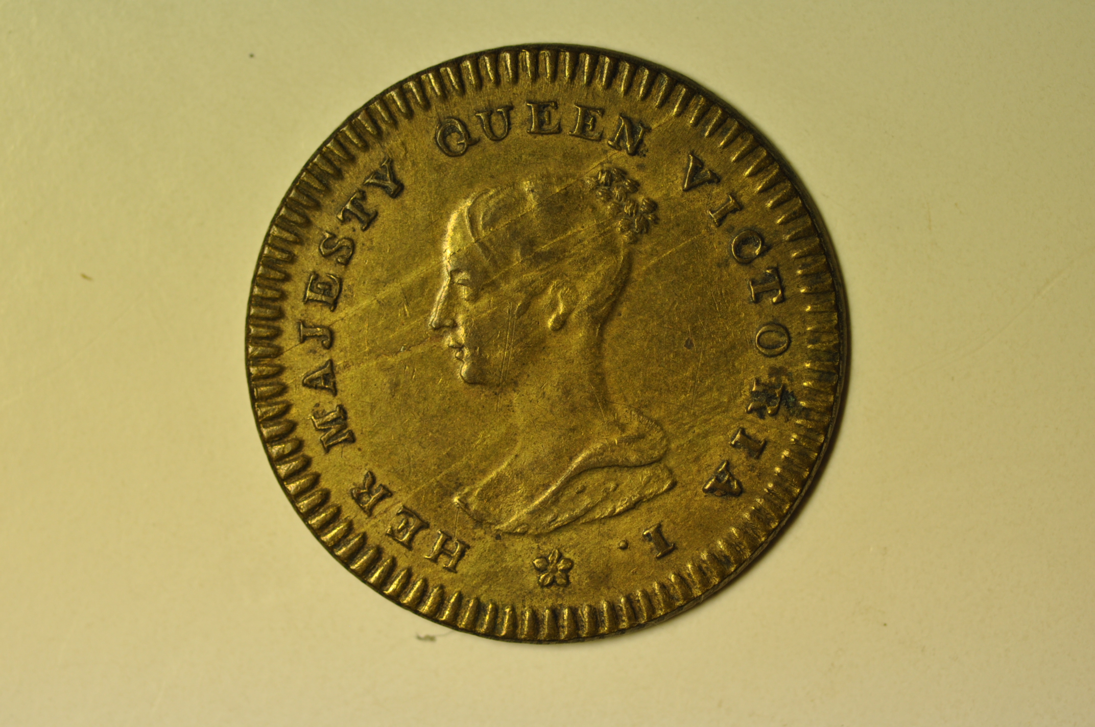 Great Britain; Token no date - Ascended the Throne June 20 1837 ...