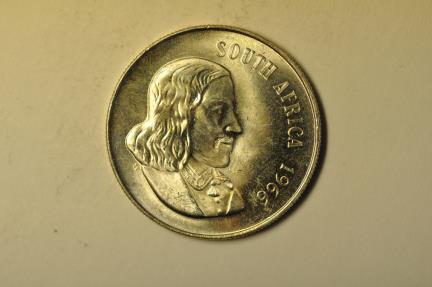 South Africa; Silver Rand 1966 BU | African Coins