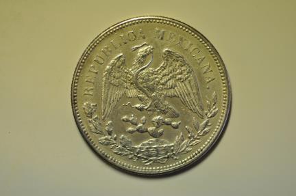 Mexico; Silver Peso 1908 Mo GV | North & Central American and Caribbean ...