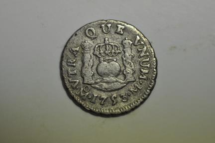 Mexico; Silver 1/2 Real 1753-Mo M Pillar | North & Central American and Caribbean Coins