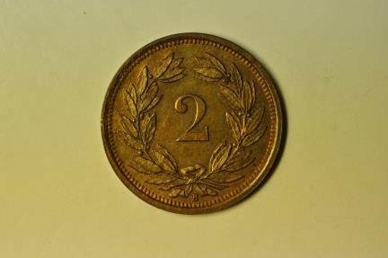 Switzerland; 2 Rappen 1936-B Scarce ! | European Coins
