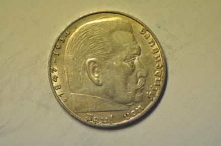 Germany; Silver 2 Reichsmark 1939-J | European Coins