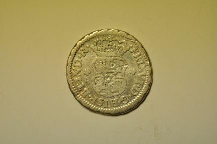 Mexico; Silver 1/2 Real 1759 Mo M Pillar Type | North & Central ...