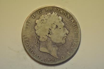 Great Britain; Silver Crown 1820 LX | European Coins