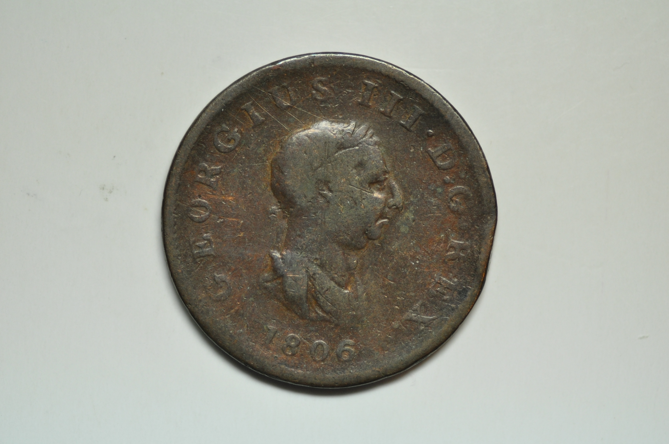 Great Britain; 1/2 Penny 1806 | European Coins