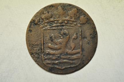 Netherlands East Indies VOC - Zeeland Arms; Copper Duit 1754 ...