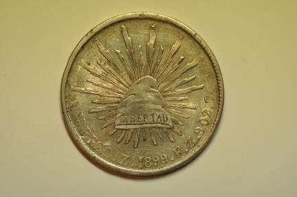 Mexico; Silver Peso 1899 Zs FZ | North & Central American and Caribbean ...