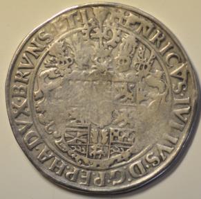 German States Brunswick-Wolfenbüttel; Silver Wildman Thaler 1611