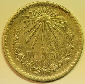 Mexico Silver Peso 1923 | North & Central American and Caribbean Coins