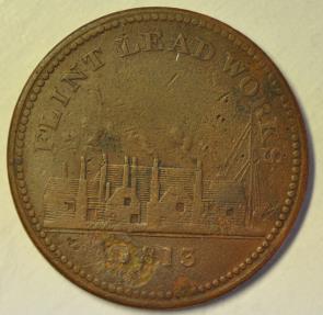 Wales; Flintshire Penny Token 1813 | European Coins