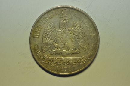 Mexico; Silver Peso 1871 Zs H | North & Central American and Caribbean ...