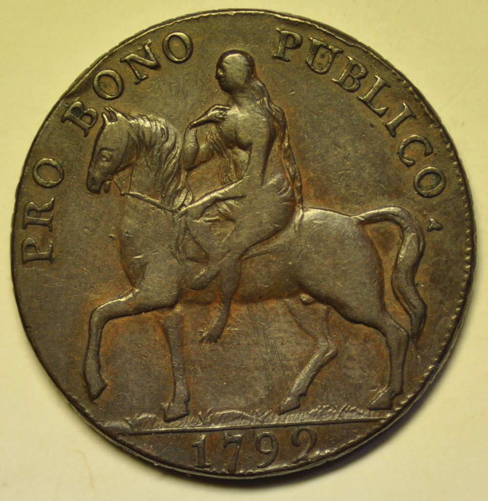 Great Britain Coventry Halfpenny 1792 Lady Godiva | European Coins