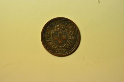 Switzerland; Rappen 1915-B | European Coins