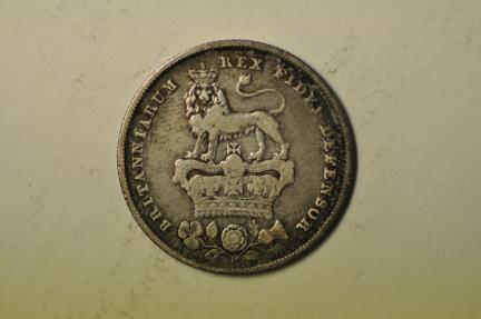 Great Britain; Silver Shilling 1826 | European Coins