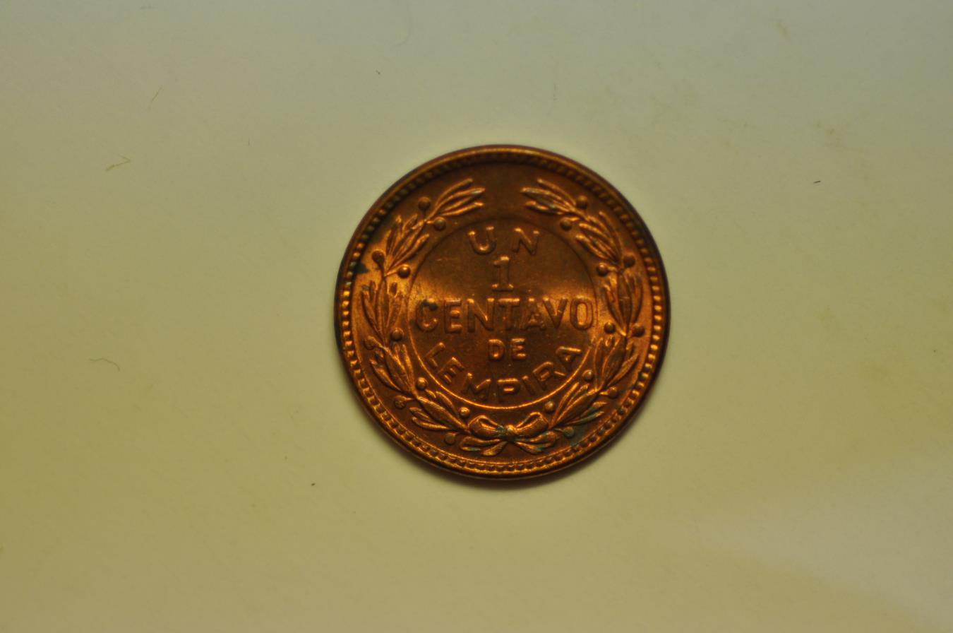 Honduras; Centavo 1957 Red UNC | North & Central American and Caribbean ...