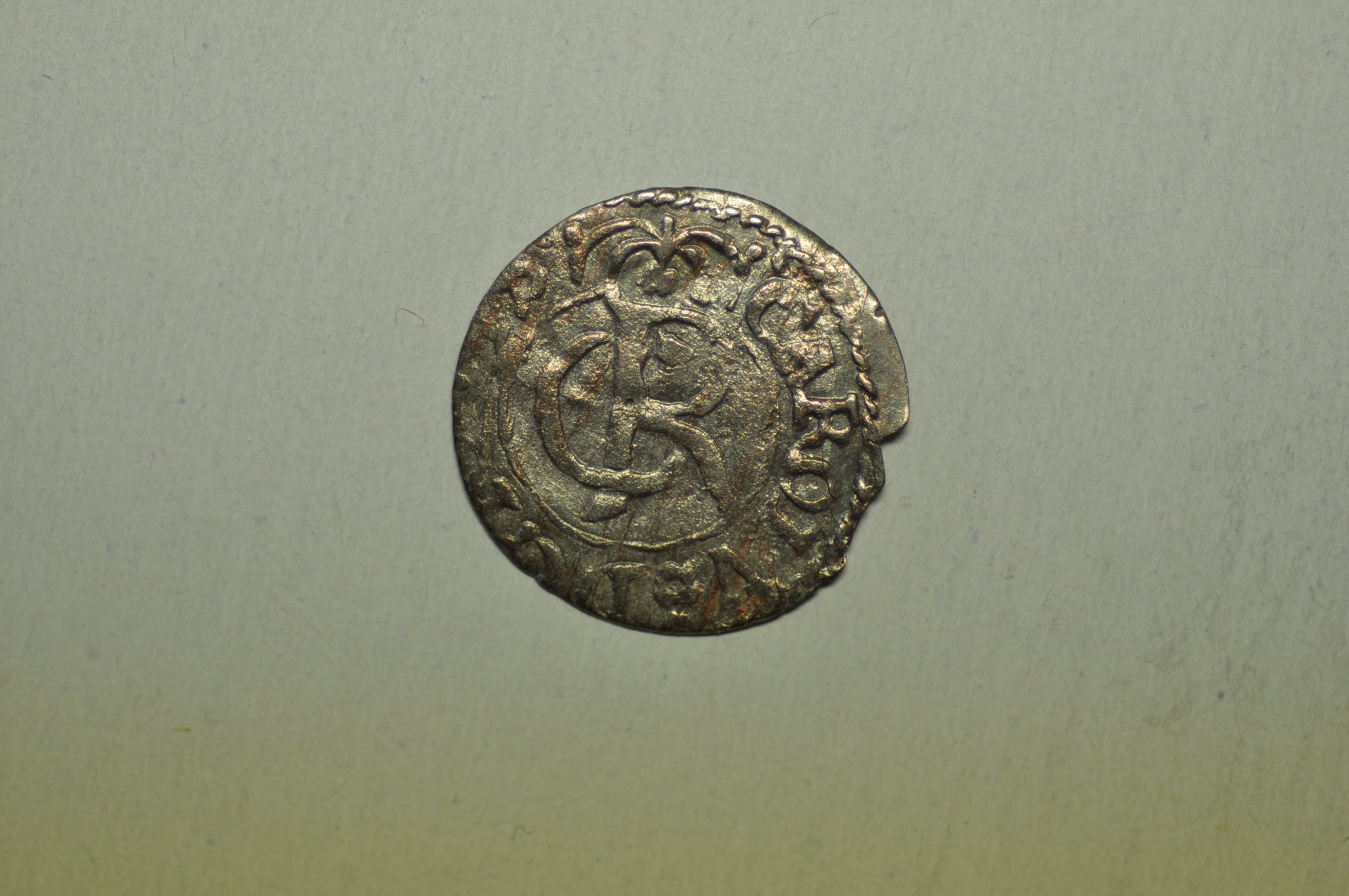 Livonia Riga under Sweden; Silver Solidus - Schilling 1664 | European Coins