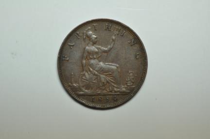 Great Britain; Farthing 1884 XF | European Coins