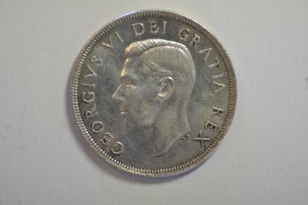 Canada; Silver Dollar 1950 | North & Central American and Caribbean Coins