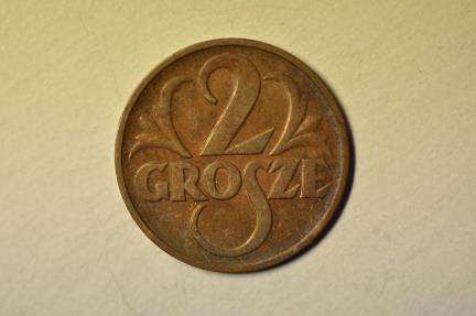 Poland; Bronze 2 Grosze 1937 XF | European Coins