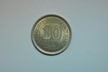 Malaya; 10 Cents 1948 UNC | Asian and Middle Eastern Coins