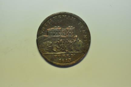 Great Britain; Nottingham Penny Token 1813 | European Coins