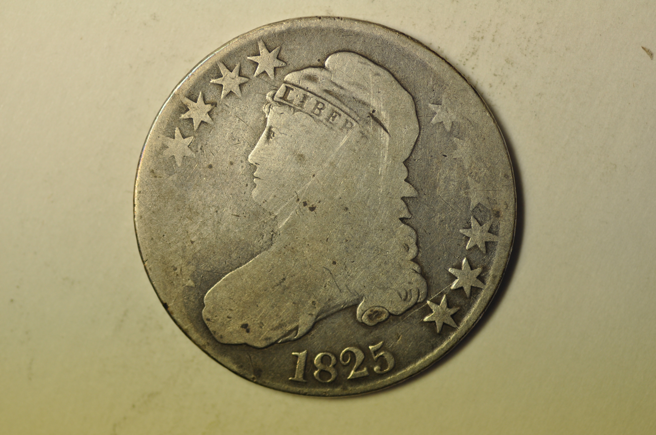 Bust Half Dollar 1825 | 50 Cents