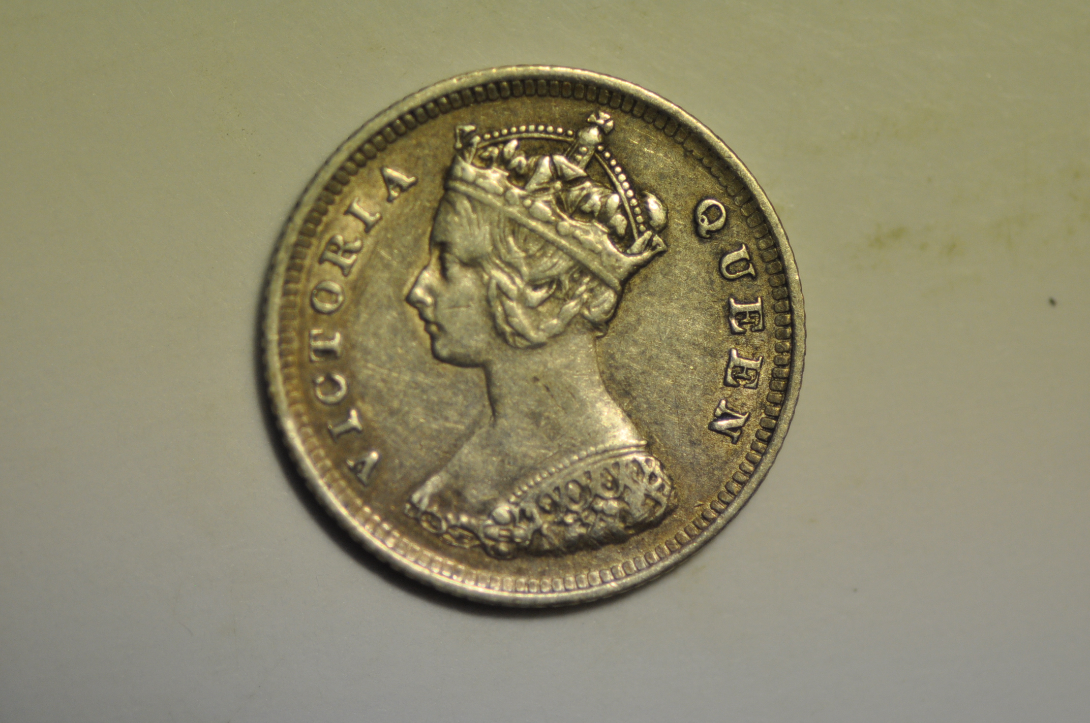 Hong Kong; Silver 10 Cents 1885 | Asian and Middle Eastern Coins