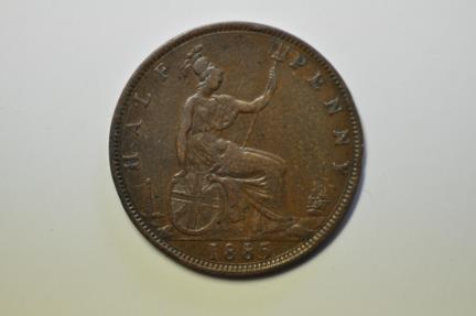 Great Britain; Half Penny 1885 | European Coins