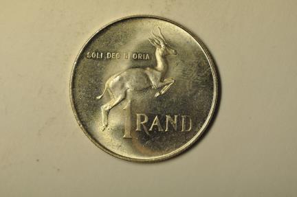 South Africa; Silver Rand 1966 BU | African Coins