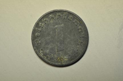 Germany Third Reich; Zinc 1 Reichspfennig 1943-A | European Coins