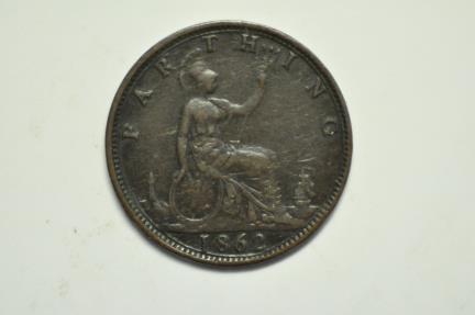 Great Britain; Farthing 1862 | European Coins