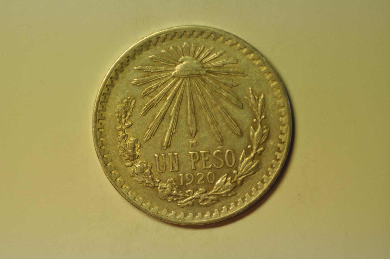Mexico; Silver Peso 1920 | North & Central American and Caribbean Coins