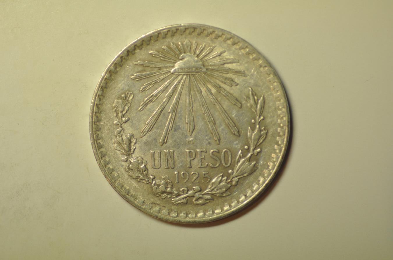 Mexico; Silver Peso 1925 | North & Central American and Caribbean Coins