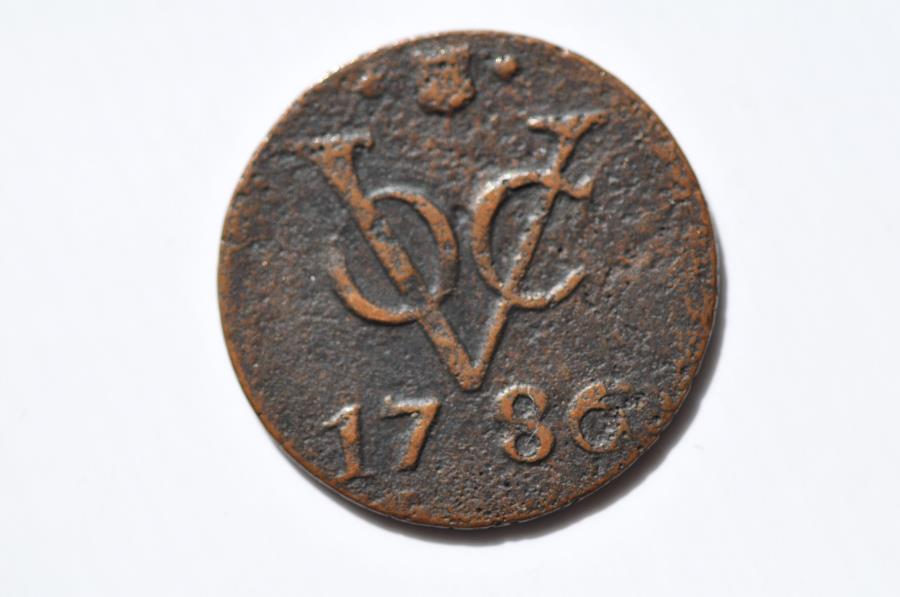 VOC Netherlands East Indies - Utrecht Arms; Duit 1786 | Australian ...