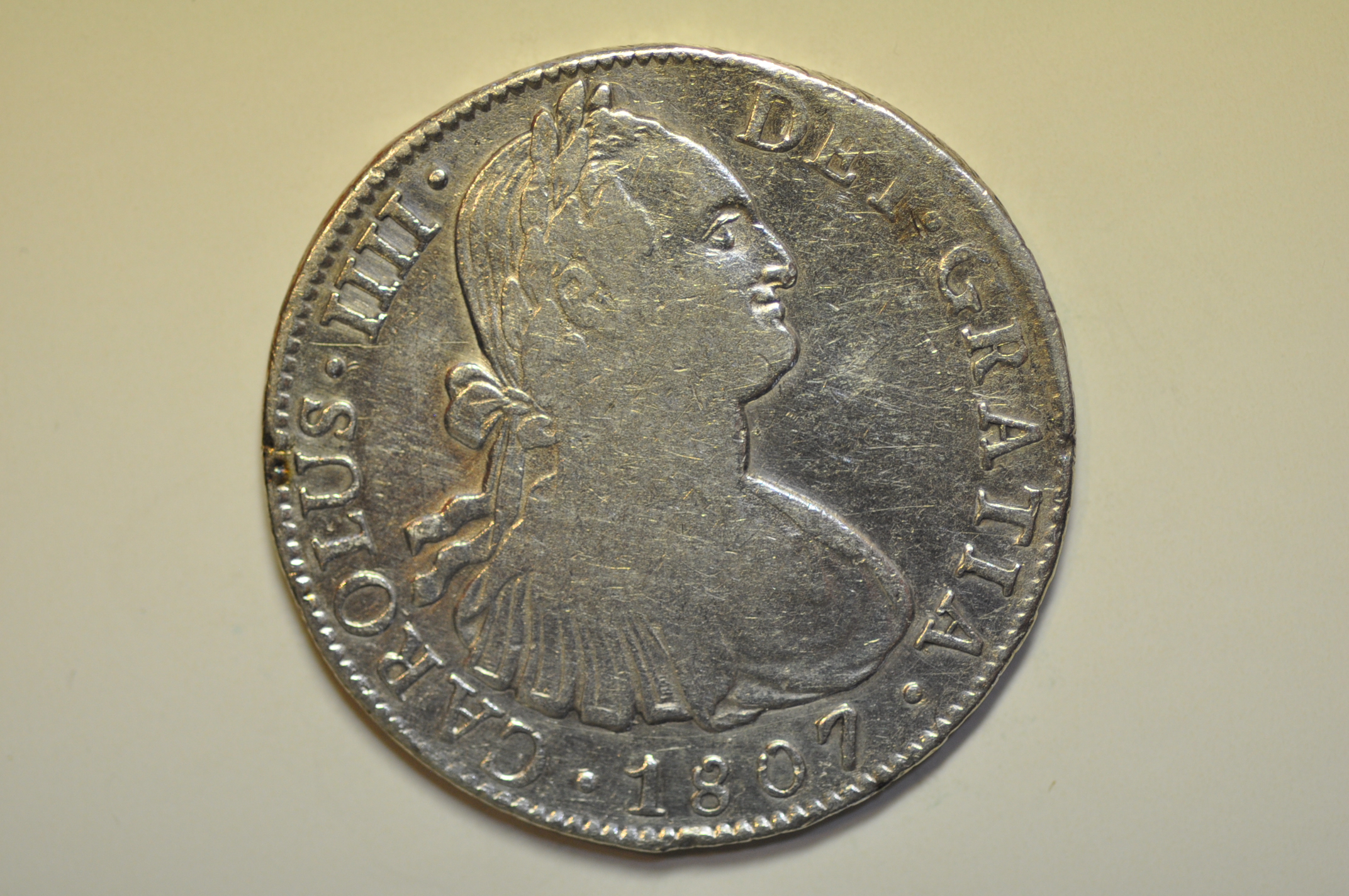Mexico; Silver 8 Reales 1807 Mo TH | North & Central American and ...