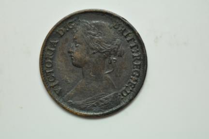 Great Britain; Farthing 1865 VF | European Coins