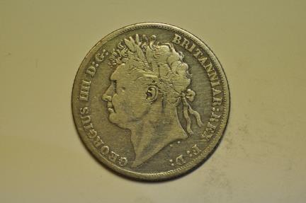 Great Britain; Silver Shilling 1824 | European Coins