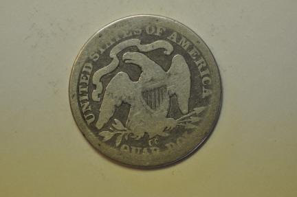 USA Seated Liberty Quarter Dollar 1877 CC | Quarters