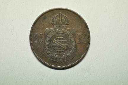 Brazil; 20 Reis 1869 | South American Coins