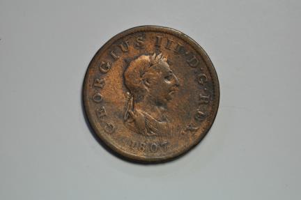 Great Britain; Half Penny 1807 | European Coins