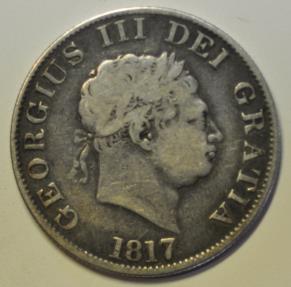 Great Britain; Silver 1/2 Crown 1817 | European Coins