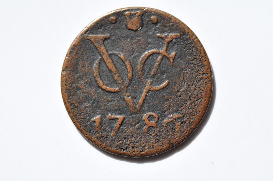 VOC Netherlands East Indies - Utrecht Arms; Duit 1786 | Australian ...