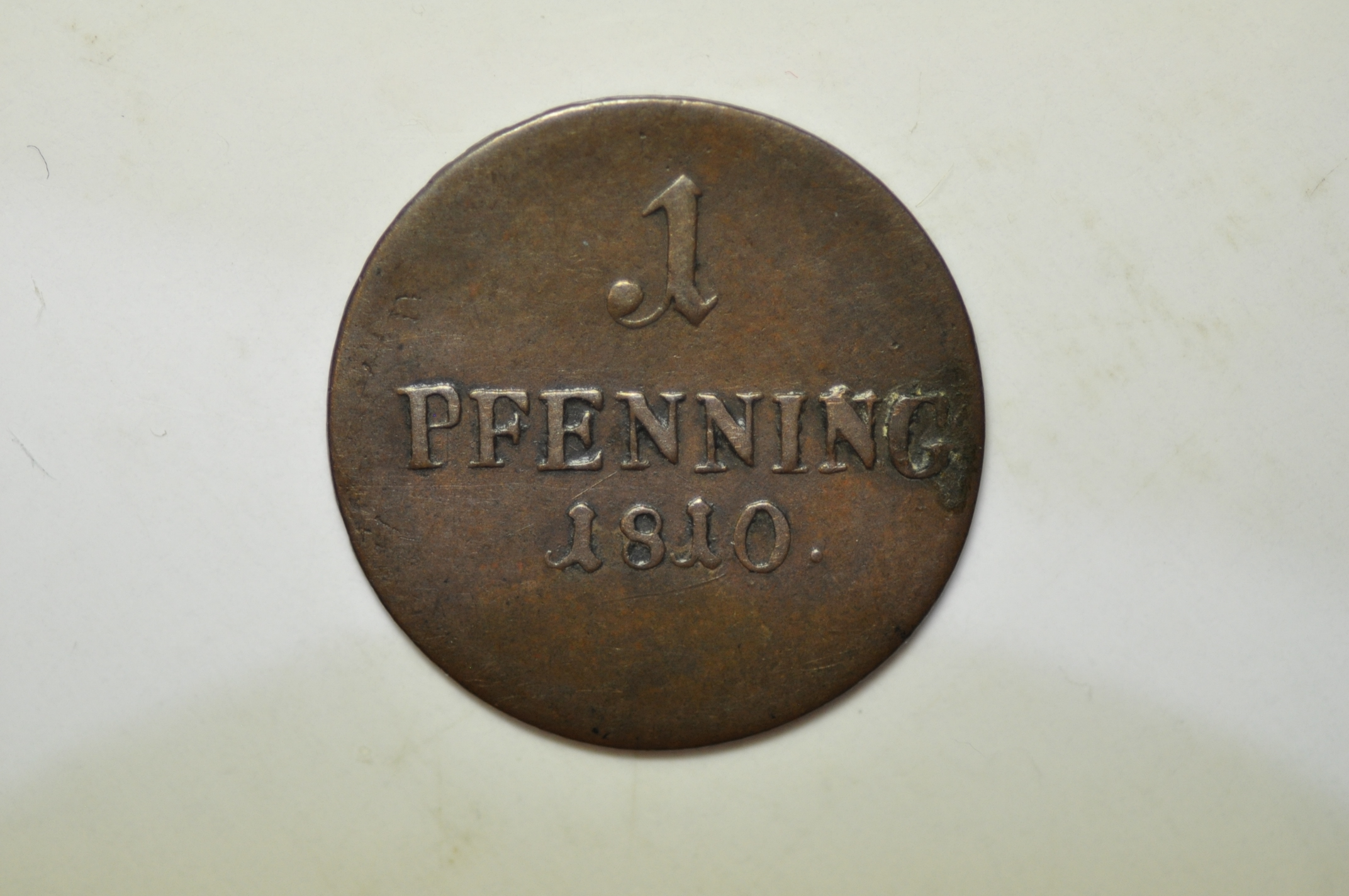 Germany Bavaria; Pfennig 1810 | European Coins