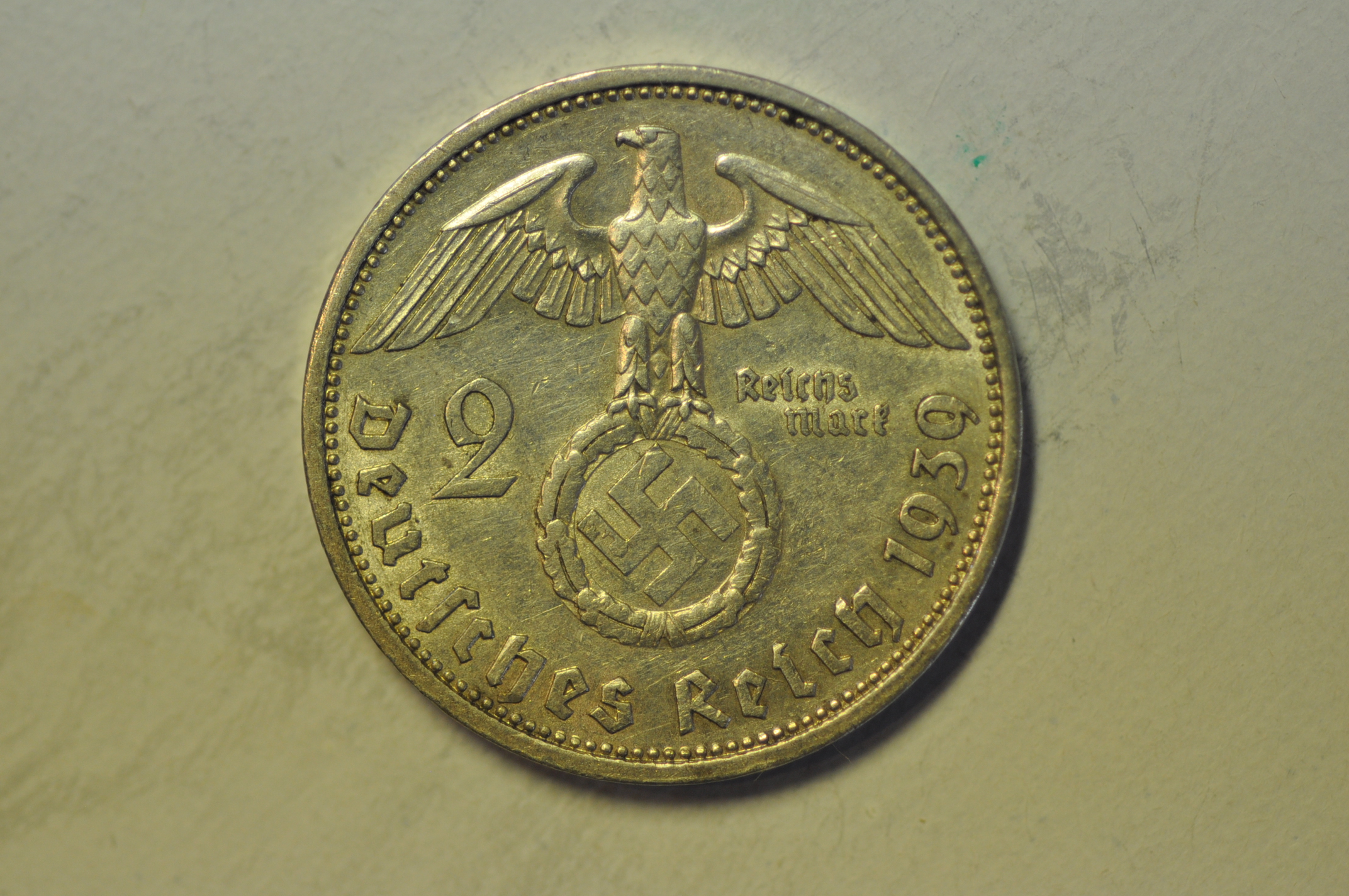 Germany; Silver 2 Reichsmark 1939-A | European Coins