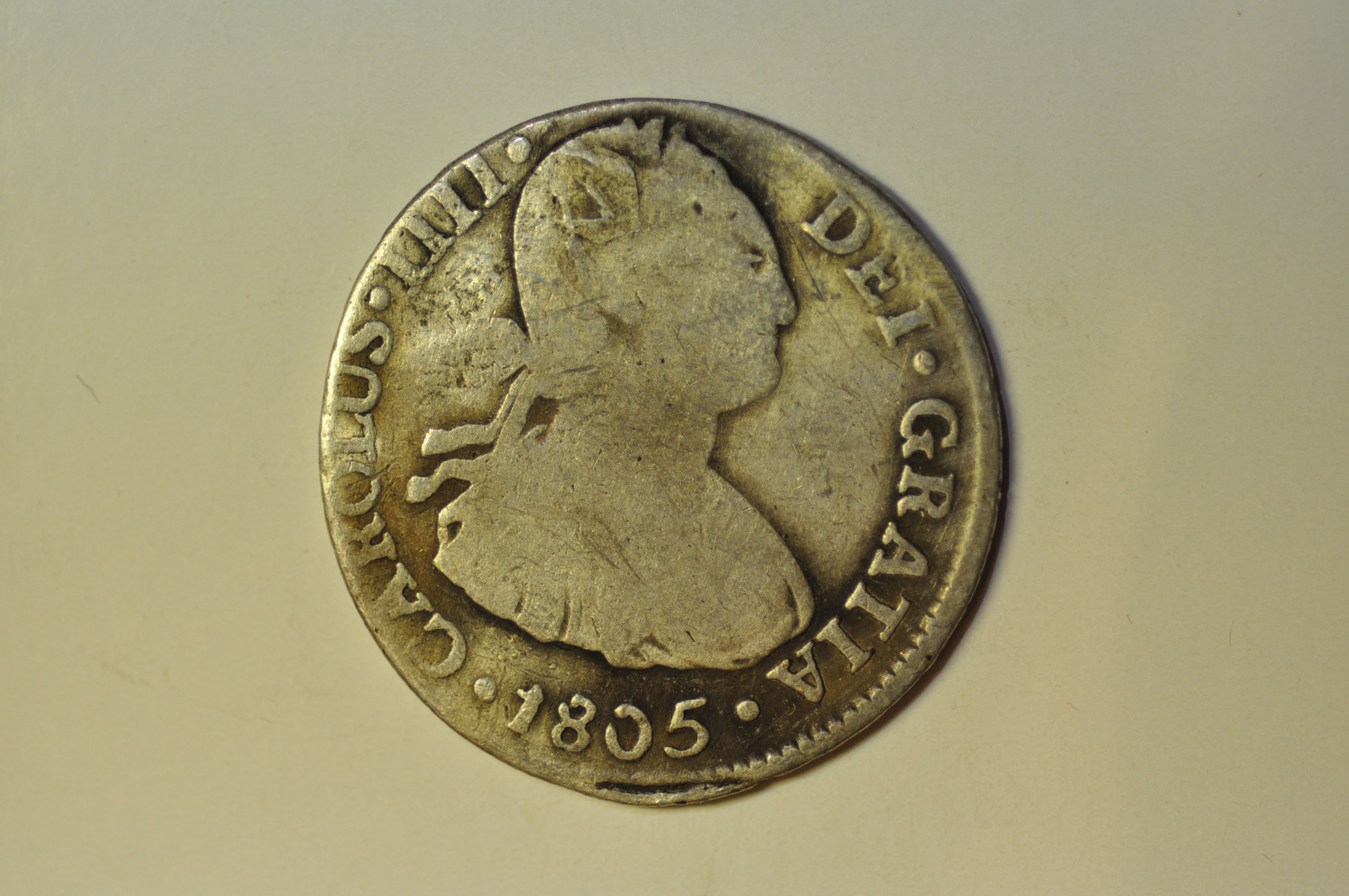 Peru; Silver 2 Reales 1805 LIMAE JP | South American Coins